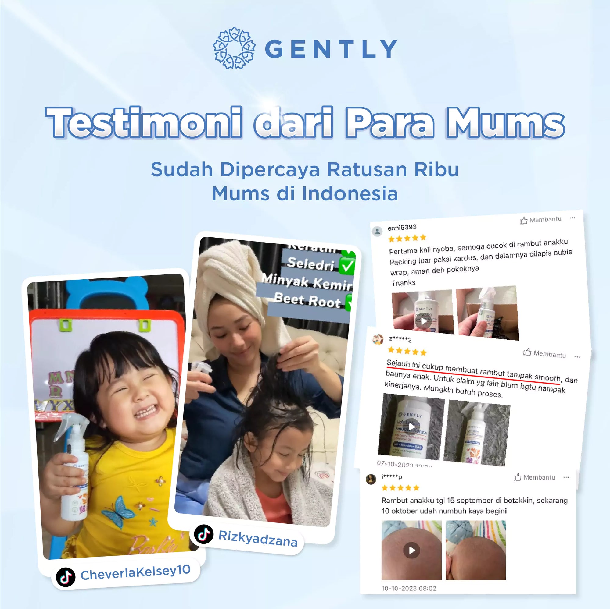 Gently Hair Lotion Smooth - GENTLY
