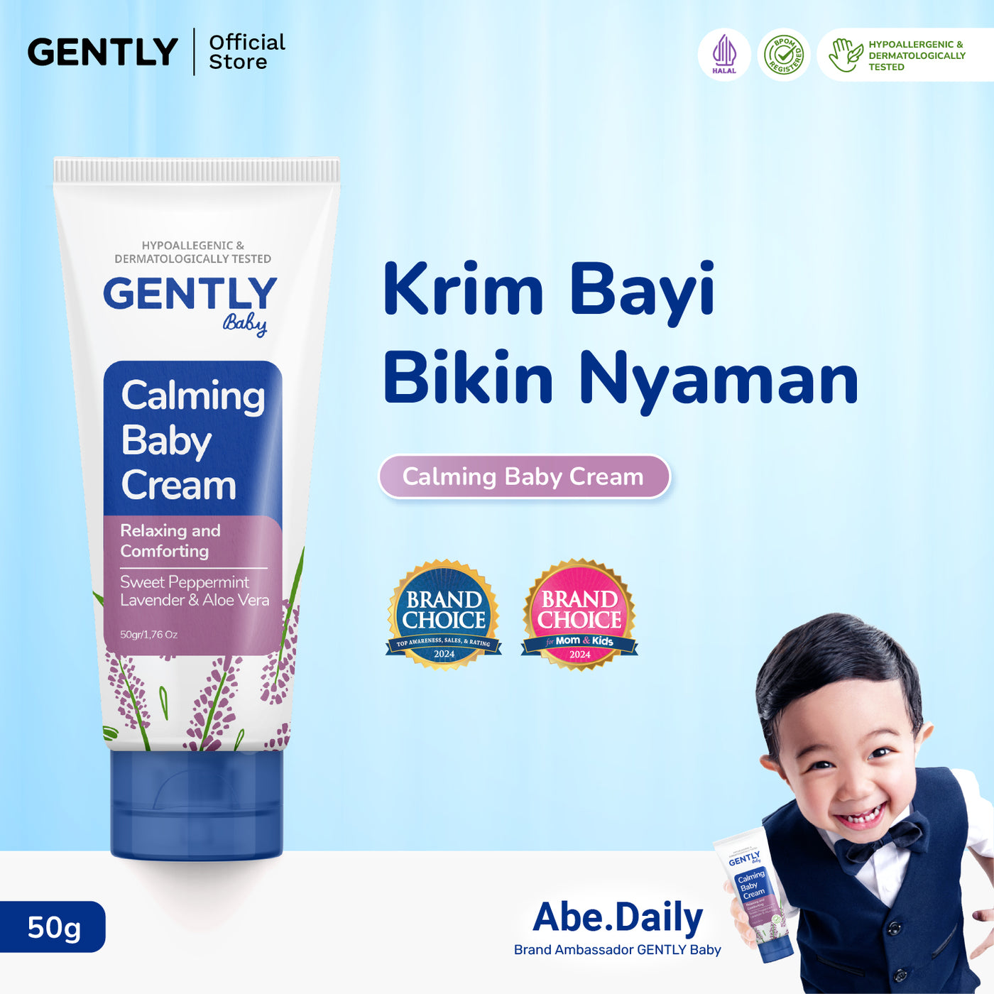 GENTLY Calming Baby Cream 20gr