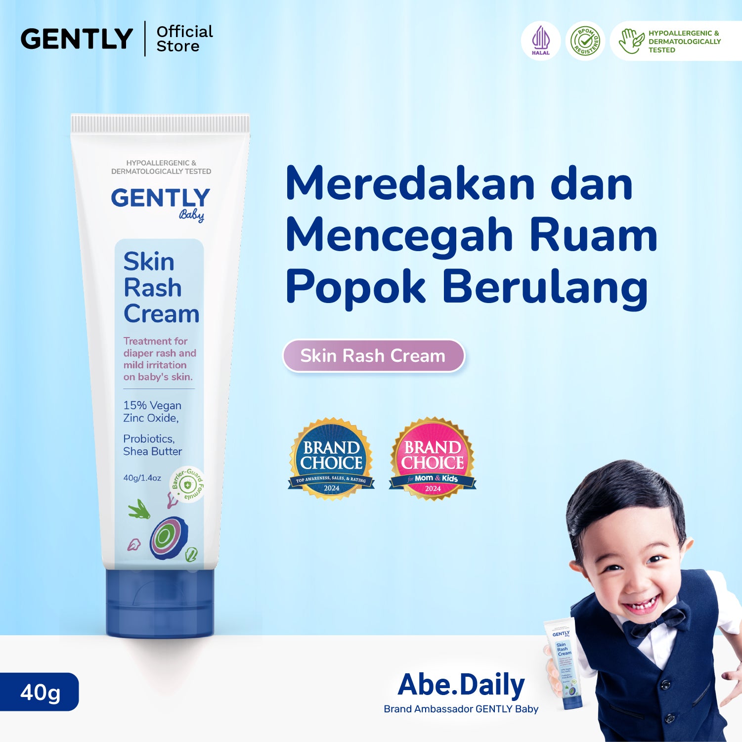 GENTLY Baby Rash Cream 20gr