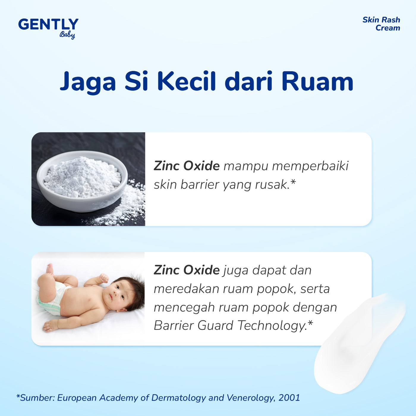 GENTLY Baby Rash Cream 20gr